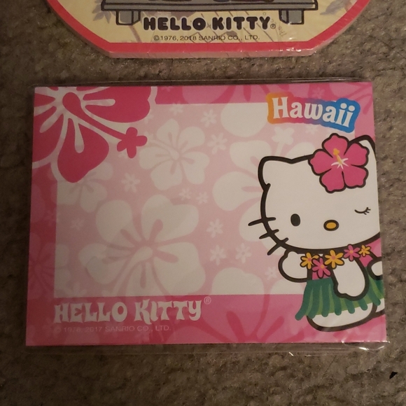 Sanrio | Accessories | Hello Kitty Hula Hawaii Exclusive Post It Note ...